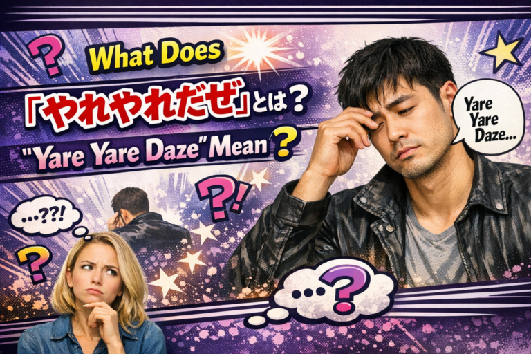 What Does “Yare Yare Daze” Mean? (JoJo Anime Explained) | Japanese ...