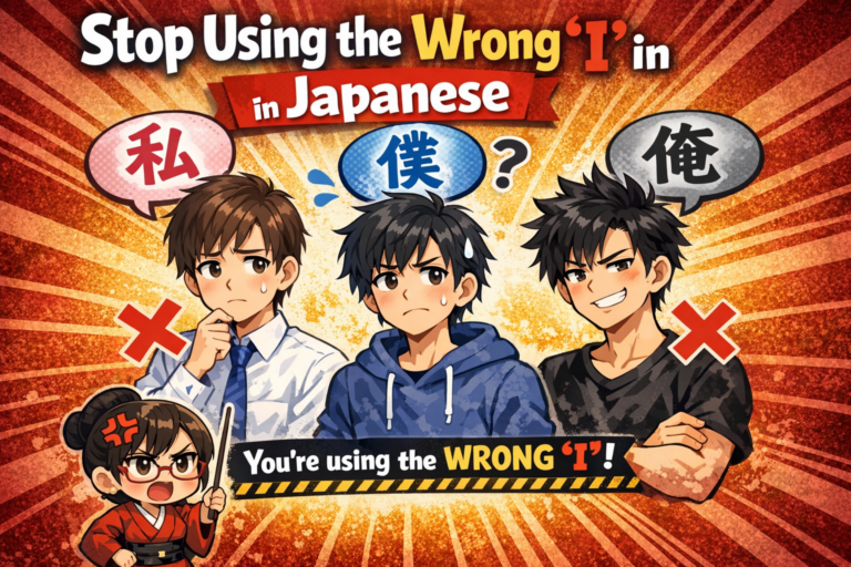 Stop Using the Wrong “I” in Japanese (Watashi vs Boku vs Ore ...